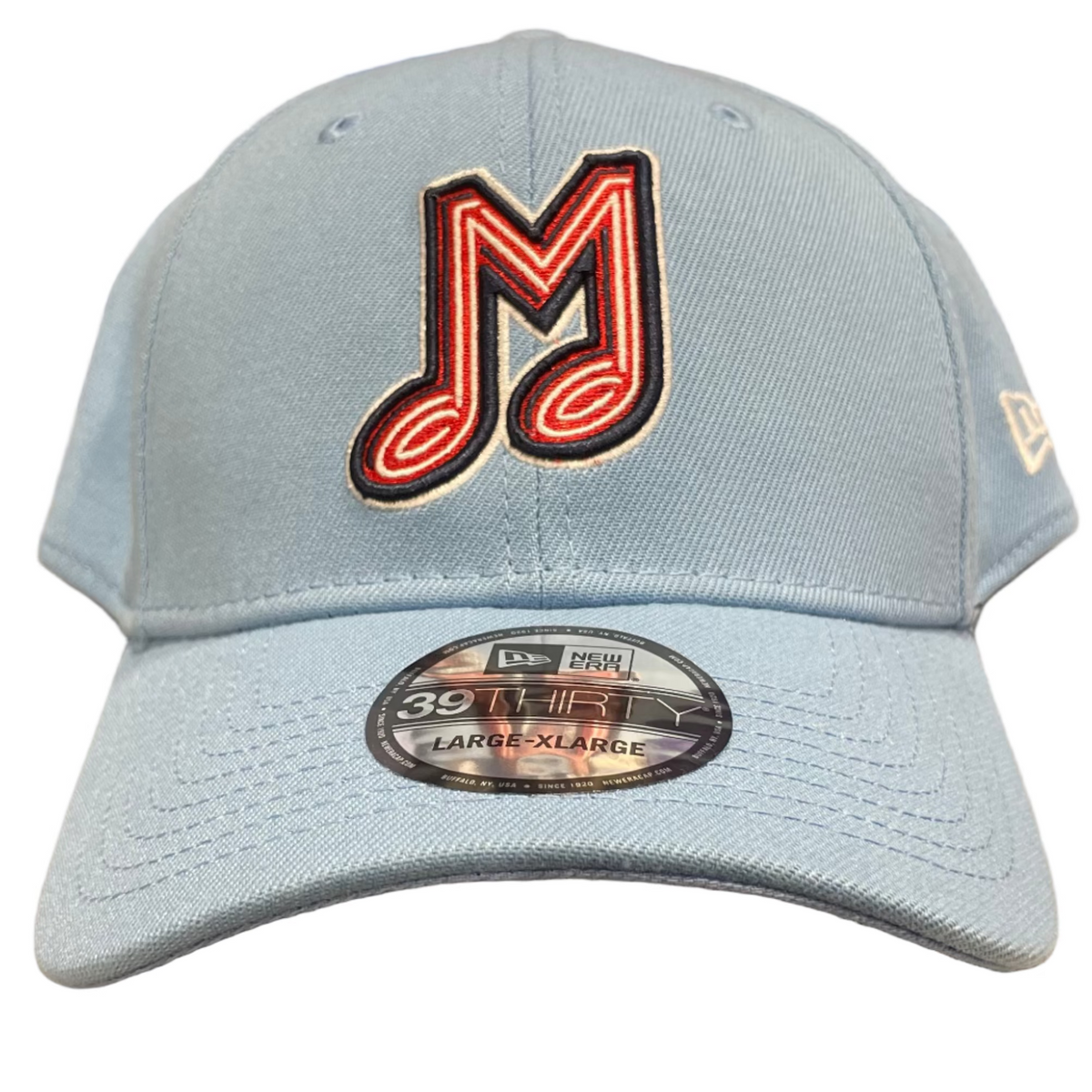 New Era 39Thirty Flex Fit Powder Blue Cap – Memphis Redbirds Official Store