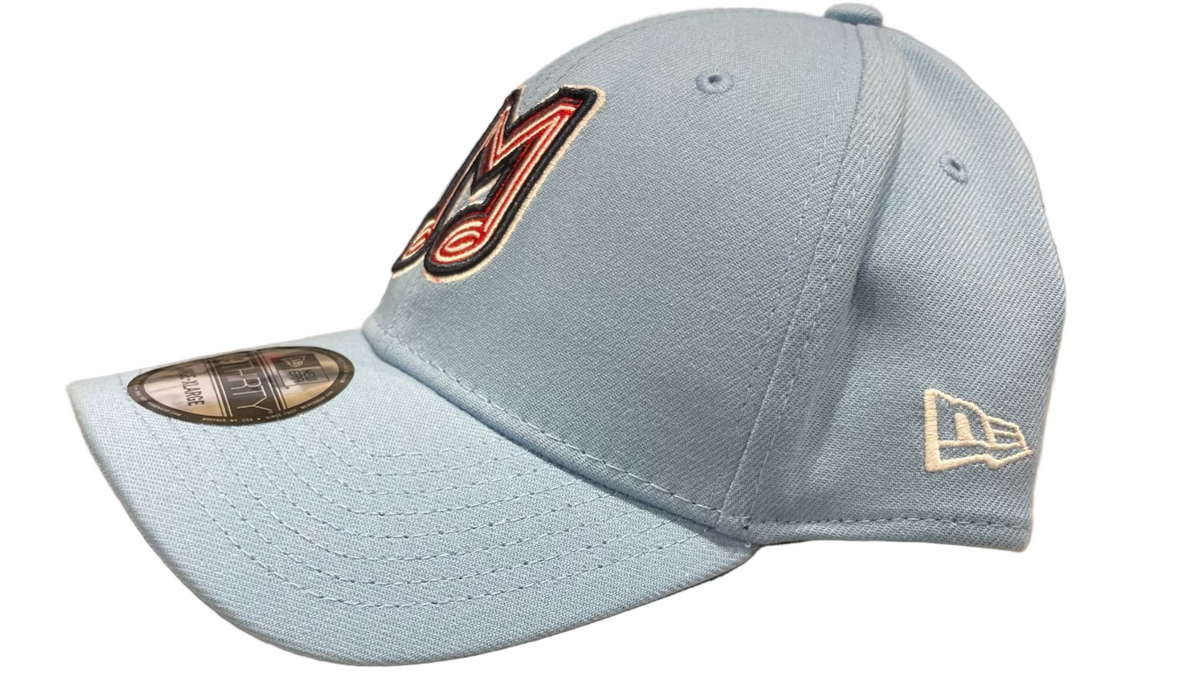 New Era 39Thirty Flex Fit Powder Blue Cap – Memphis Redbirds Official Store