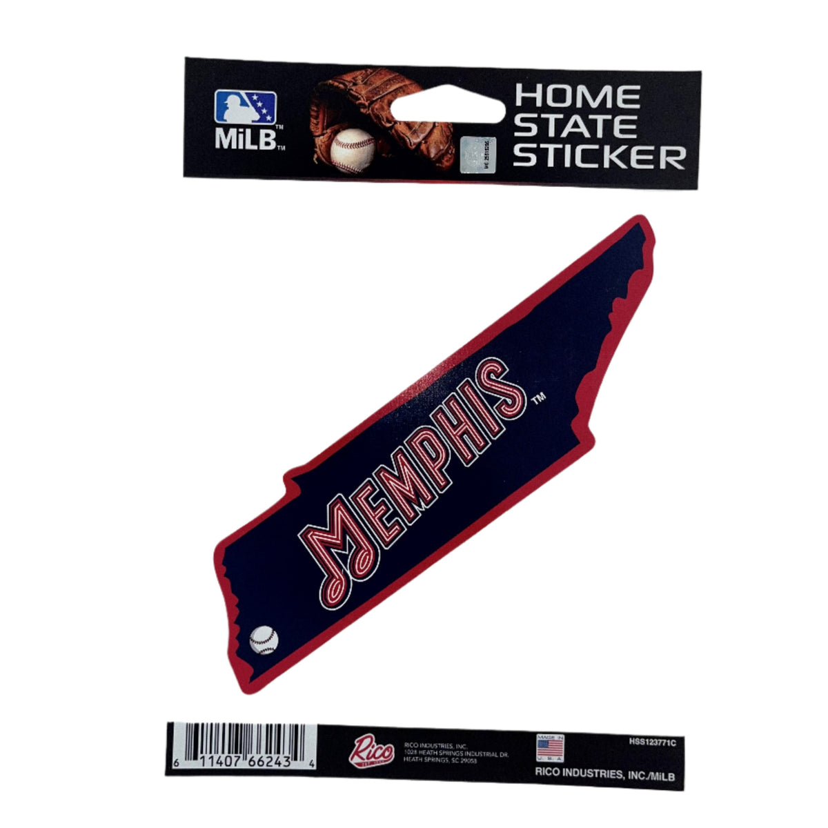 Memphis Redbirds State Decal – Memphis Redbirds Official Store